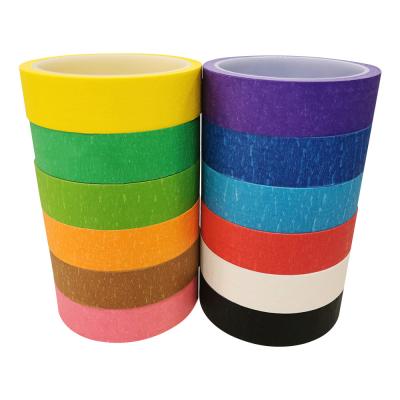 China Color Masking Tape Custom Size Peels Off Easily Masking Tape for sale