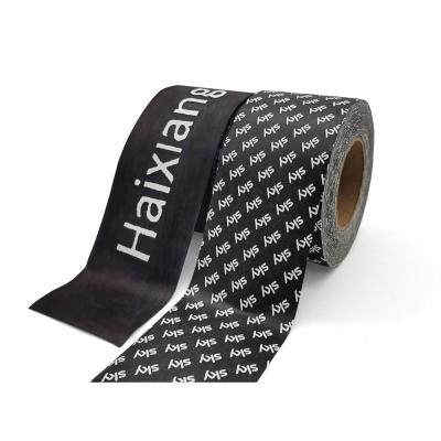 China Black Printable Eco Friendly Kraft Paper Tape For Box Sealing for sale
