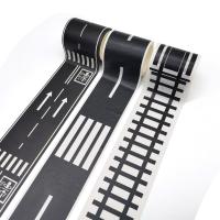 China DIY Strong Adhesive Strength Highway Road Patterned Washi Paper Tape for sale