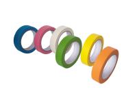 China Customizable Size Single Side Residue Free Multicolor Masking Paper Spray Paint Tape for sale