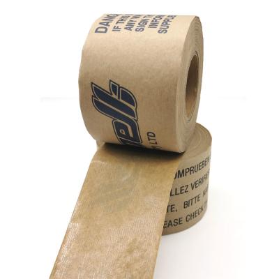 China Professional Single Sided Custom Printable Kraft Paper Tape for sale