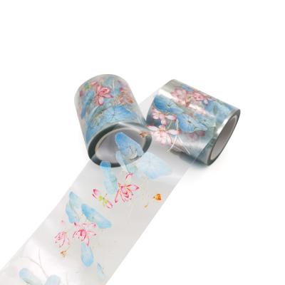 China Custom Size Single Sided Rubber Washi Tape Waterproof Writable for sale