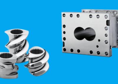 China Bimetallic Nitrided Parallel Twin Screw Barrel Φ15-360mm L/D 15-56 for Extruder Machine for sale