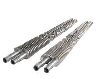 China 38CrMoAlA Twin and Single Conical Screw Barrel for Recycling Machine Φ20-300mm for sale