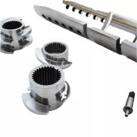 China 316L Twin Screw Barrel for PVC Extruder - 20-135mm Diameter Range with 58-65HRC Hardness for sale