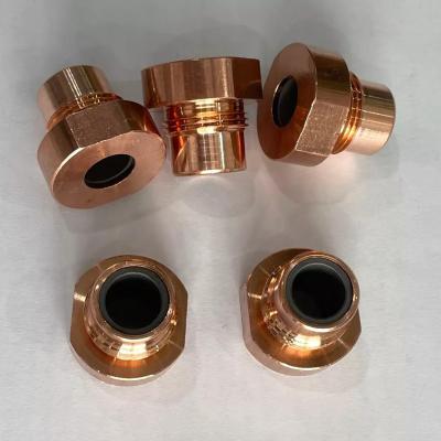 China KCF Sleeves Bolt Electrode Nut M4 to M8 CuCrZr Material for Spot Welding Machines for sale