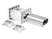 China Bimetallic Twin Screw Barrel for Wood Plastic Composite Pellet Extruder 20-135mm for sale