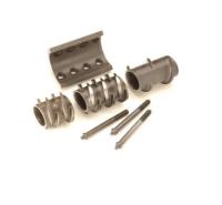 China Bimetallic Double Screw Barrel for Plastic Extruder 38CrMoAIA Nitriding Hardness HV900-1000 for sale