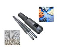 China Conical Twin Screw Barrel for PVC Extruder 80/156 65/132 55/110 50/105 for sale