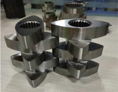 China Modular Twin Screw and Barrel for Plastic Extruder - 12mm to 350mm Diameter Range with Bimetallic Construction for sale