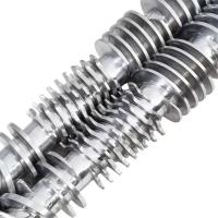 China Bimetallic Screw and Barrel for Plastic Extruder Machines 2mm Alloy Thickness Custom Sizes for sale