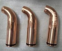 China CUCRZR Copper Alloy Bent Shank Welding Gun Arm for Spot Welding 160mm for sale