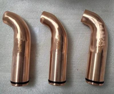 China CUCRZR Copper Alloy Bent Shank Welding Gun Arm for Spot Welding 160mm for sale