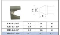 China KE-12-6P KE-13-6P KE-16-6P Cutter Dressing Blades for Pneumatic Tip Dresser 1200 RPM for sale