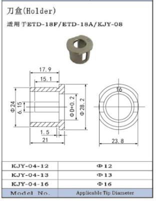 China Pneumatic Tip Dresser Blade Holders KJY-04-12 13D 16D for Spot Welding Electrode Dressing for sale