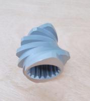China Twin Screw Extruder Spare Parts NiCrW Alloy Screw Segments and Barrel HRC58-64 for sale