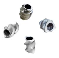 China Parallel Twin Screw Extruder Screw Elements W6Mo5Cr4V2 HRC58-64 Wear Resistant for sale