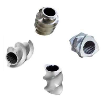 China Parallel Twin Screw Extruder Screw Elements W6Mo5Cr4V2 HRC58-64 Wear Resistant for sale