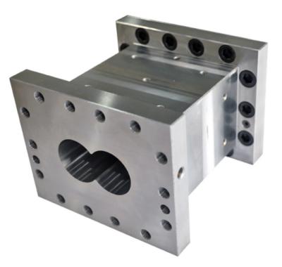 China Buhler Fish Feed Extruder Screw Barrel High Wear Resistant Alloy 80-120mm for sale