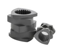 China High Wear Resistance Screw Elements Spare Parts for Twin Screw Extruder 60mm for sale