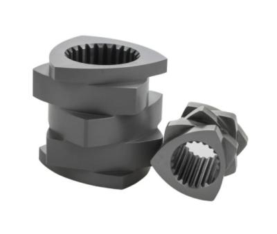China High Wear Resistance Screw Elements Spare Parts for Twin Screw Extruder 60mm for sale