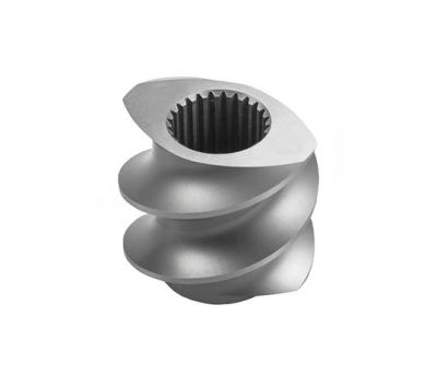 China Bimetallic Extruder Screw Element for Wood Plastic Twin Screw Extruder 60mm for sale