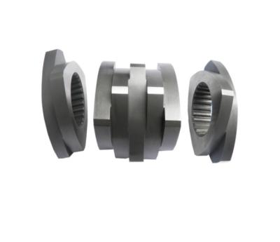 China Twin Screw Extruder Spare Parts Corrosion Resistant Barrel Screw Element 65mm for sale
