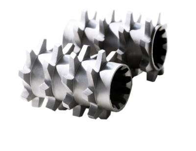 China Twin Screw Extruder Shaft Barrel Elements Corrosion Resistant 38CrMoAla for Lab Extruder for sale