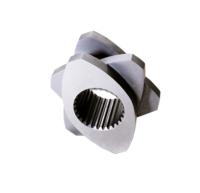 China Parallel Twin Screw Extruder Screw Elements 35mm Diameter High Wear Resistance Spare Parts for sale