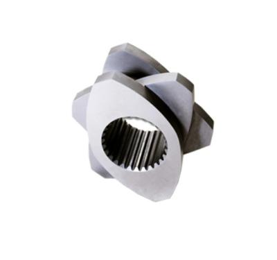 China Twin Screw Extruder Screw and Barrel 38CrMoAlA Nitrided 0.5-0.8mm for Plastic Rubber Machinery for sale