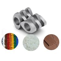 China Parallel Twin Screw Barrel for Food Extruder Co-Rotation 38CrMoAlA Nitrided HV900-1000 for sale
