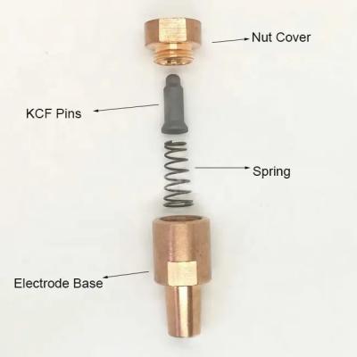 China M8 KCF Guide Pins And Sleeves With Nut And Bolt Electrodes for sale