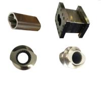 China Co-Rotating Parallel Twin Screw Barrel for Plastic Extrusion D12-D300mm L/D 10-26 for sale