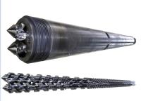 China MIKROSAN MCV55 MCV67 MCV110 Parallel Twin Screw Barrel for PVC Pipe Profile WPC Extrusion for sale