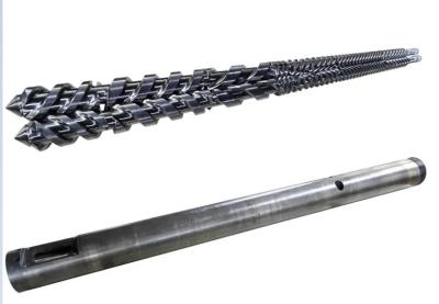 China Theysohn TTS78 TTS88 TTS108 TTM138 Extruder Screw Barrel Twin Screw 78mm 138mm for sale