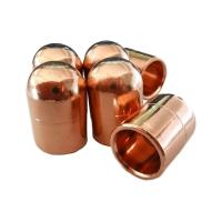China 16mm Copper Spot Welding Electrode Cap Tip - CuCrZr/Al2O3Cu Material for Automotive & Industrial Welding for sale