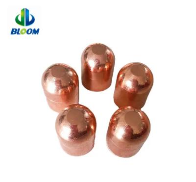 China 16D Electrode Cap Tip 16mm for DENYO Robotic Spot Welding Machine CuCrZr for sale