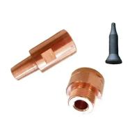 China CuCrZr Nut Welding Electrode Cap Cover with KCF Pins M6 M8 M10 for Projection Welding for sale