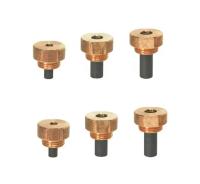 China CuCrZr KCF Sleeve Bolt for Stud Welding Electrodes Custom Design 25mm 30mm for sale