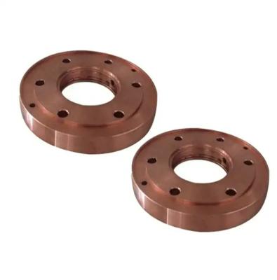 China CuCrZr Copper Alloy Electrode Wheel for Seam Welding Machine Custom Resistance Welder Consumables for sale