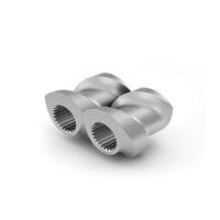 China Wear Resistant Bimetallic Screw Segment and Barrel for Injection Molding Machine Plastic Extruder HRC 57-64 for sale