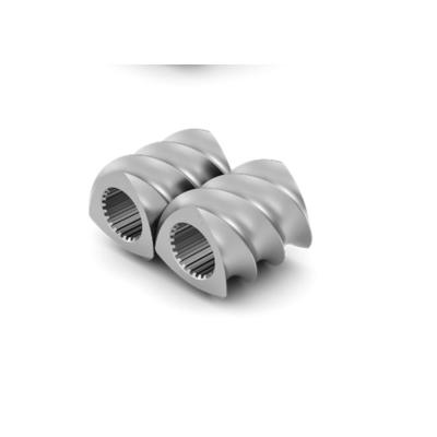 China Screw Elements for Parallel Twin Screw Extruder Spare Parts Durable Alloy HRC40-45 for sale
