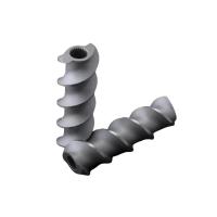 China Wear Resistant Bimetallic Screw Elements and Barrel for Plastic Extruder HRC 57-64 for sale