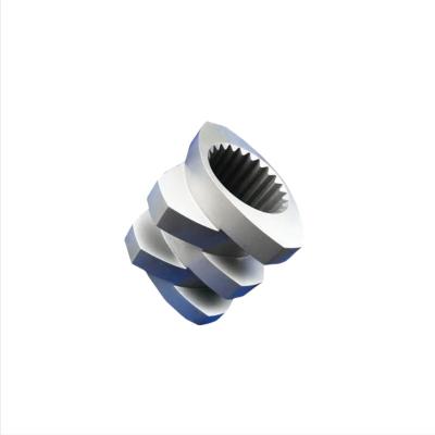 China Corrosion Resistant Bimetallic Screw Elements and Barrel for Plastic Extruder HRC 57-64 for sale