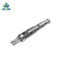 China Wear Resistant Conical Twin Screw and Barrel for PVC WPC TPE TPU Extrusion 45mm to 92mm for sale