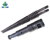 China Wear Resistant Conical Twin Screw and Barrel for PVC WPC TPE TPU Extrusion 45mm to 92mm for sale