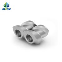 China Parallel Co Rotating Twin Screw Plastic Extruder Nickel Alloy Screw for PEEK Production 30-135mm for sale