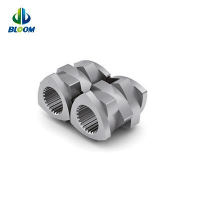 China Extruder Screw Segments for Twin Screw Extruder 38CrMoAl 30-135mm for sale