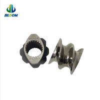 China Double Screw Extruder Machine Spare Parts Screw Segment 12-350mm HRC 58-62 for Lithium Battery Production for sale