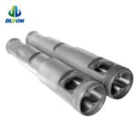 China High Accuracy Bimetallic Conical Twin Screw Barrel for Plastic Rubber Extrusion 38CrMoAlA HRC52-62 for sale